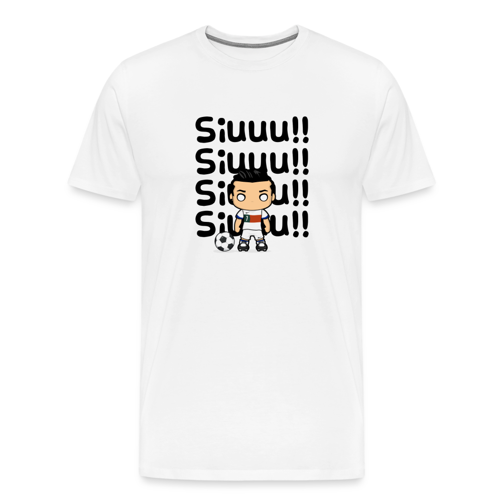 Cristiano Ronaldo Siuuu T-Shirt – Iconic Fan Art Design– Kawaink