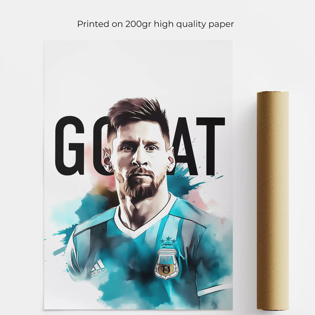 Goat Messi 10 - Póster– Kawaink