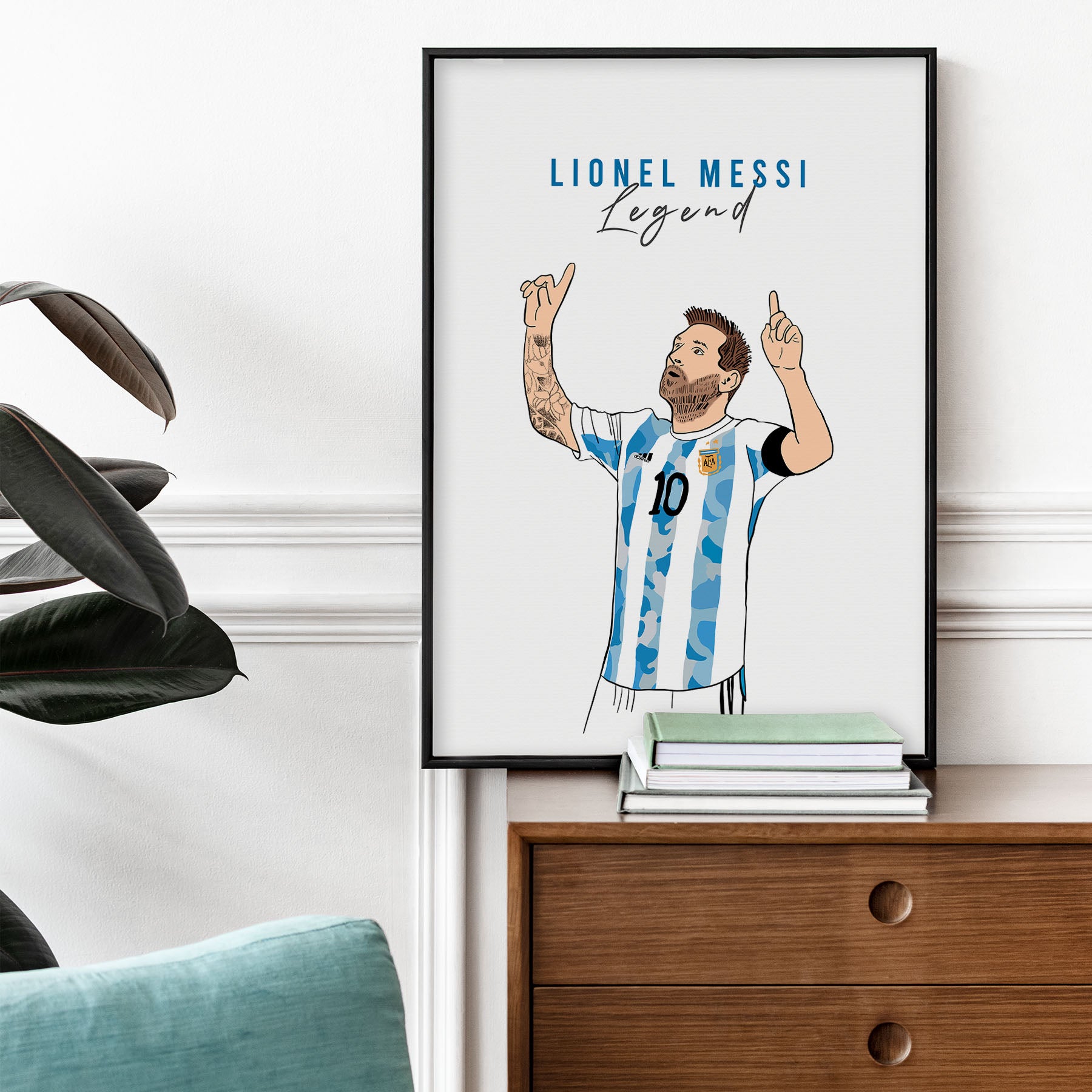 Lionel Messi Legend, Póster– Kawaink
