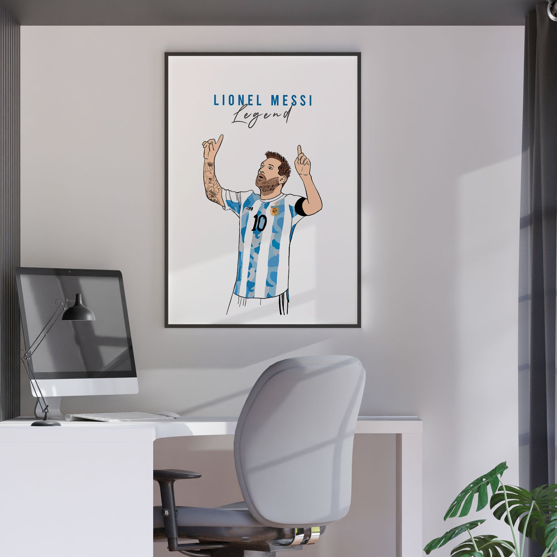 Lionel Messi Legend, Póster– Kawaink