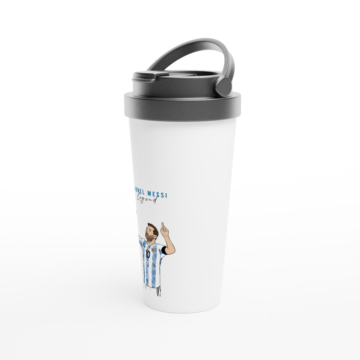 Lionel Messi Legend, Travel mug– Kawaink