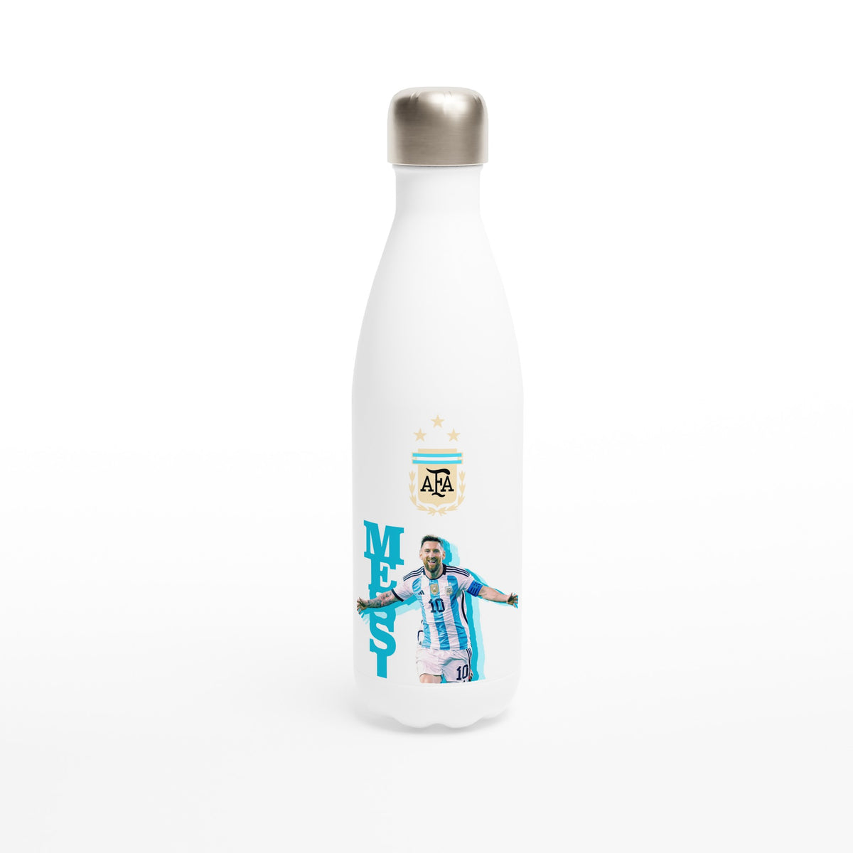 Argentina - Messi, Water Bottle– Kawaink